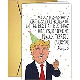 Amazon.com : Qiyepbro Hilarious Birthday Card for Him Her, Funny Birthday Card Gift for Husband ...