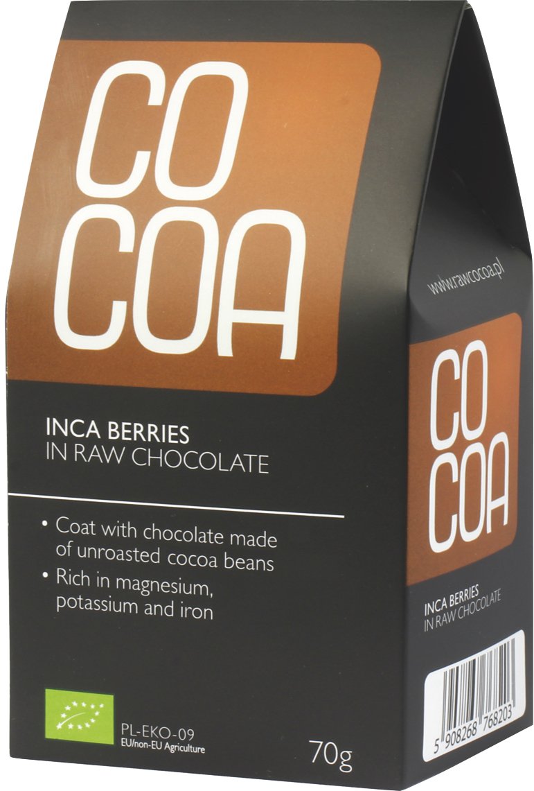 Cocoa Inca Berries in Raw Chocolate 70g (Pack of 8): Amazon.co.uk: Grocery