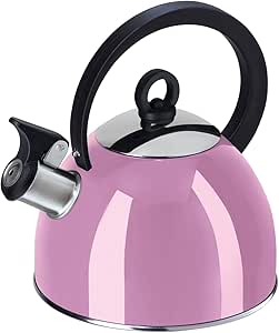 Amazon.com: Oggi Stainless Steel Whistling Tea Kettle with Flip Open ...