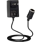 Amazon.com: Yelesley AC to DC Converter 2A 24W Car Cigarette Lighter Socket 110-240V to 12V AC ...