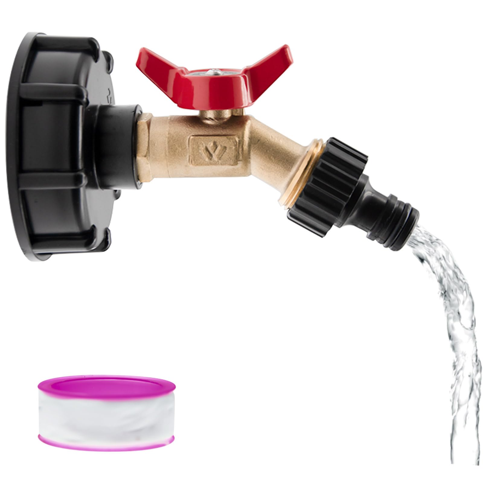 Mua IBC Tote Adapter IBC Tote Fittings 275-330 Gallon Water Tank ...