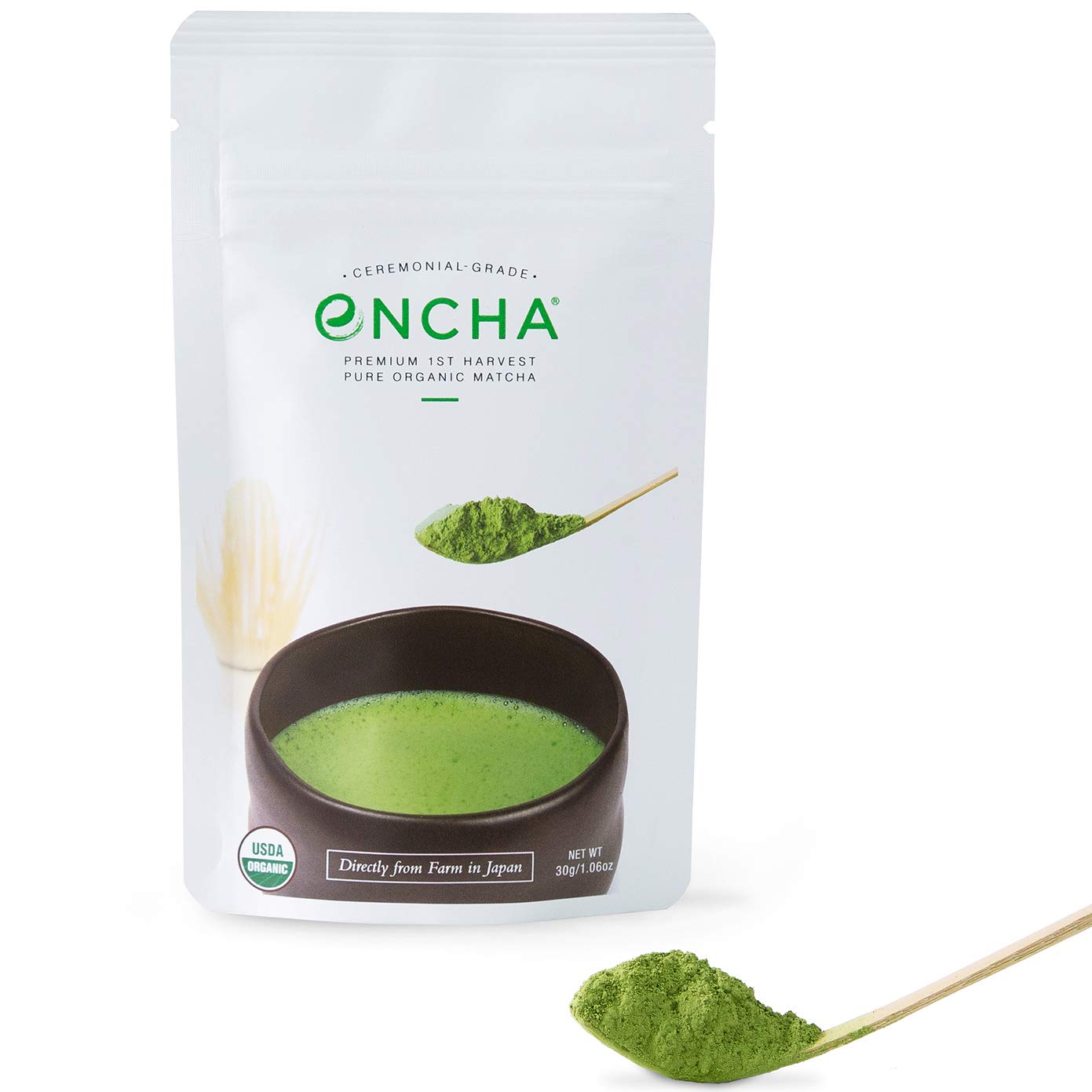 Amazon.com : Pure Matcha, Organic Ceremonial Grade Matcha : Green Teas ...