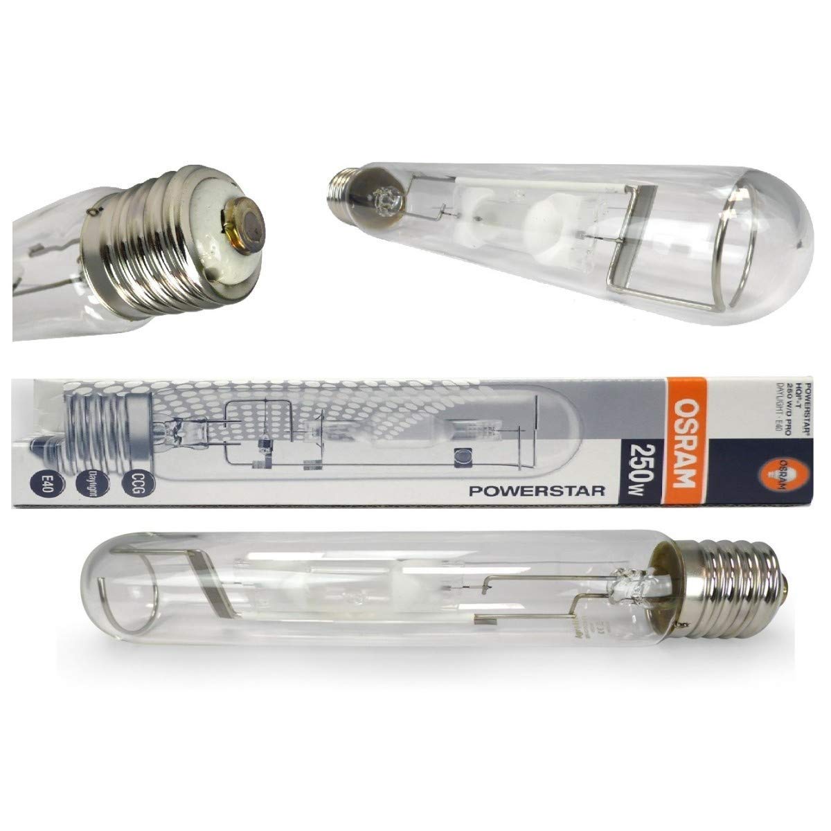 Osram Powerstar HQI-T 250/D/PRO E40 Giant Edison Screw 250 W Classic ...