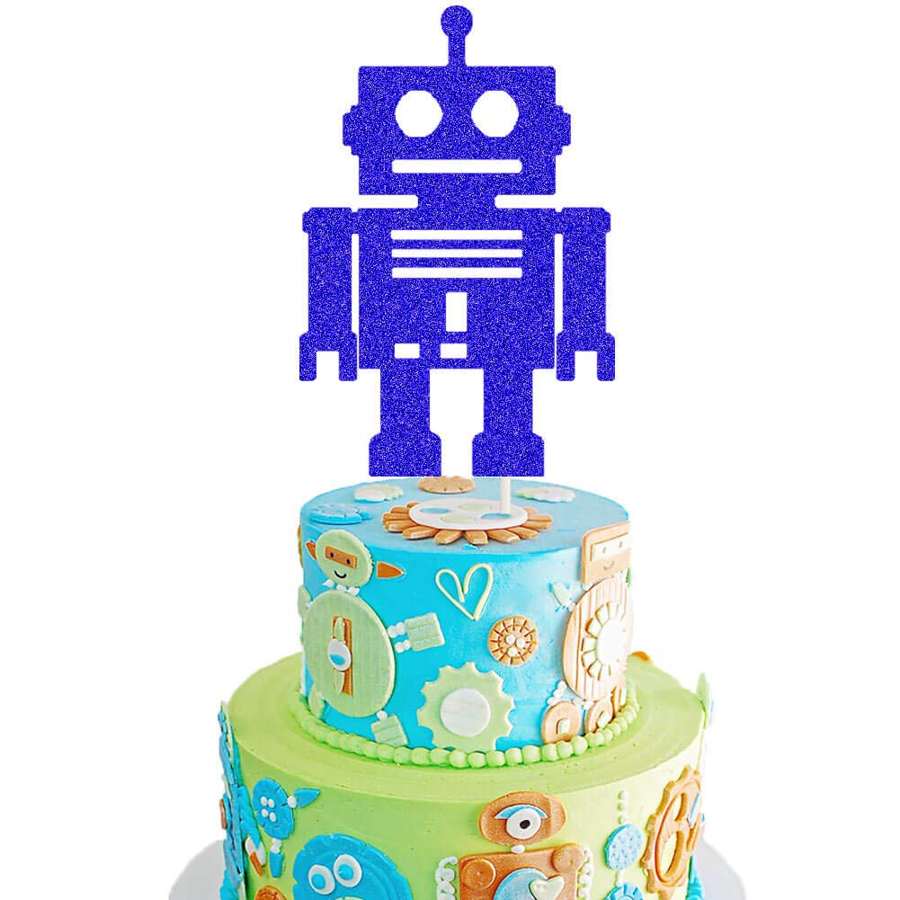 Mua Robot Cake Topper Robot Baby Shower Cake Decor Android Robot ...