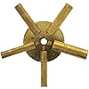 ToolTreaux Universal Solid Brass Clock Winding Key Antique Grandfather ...