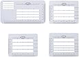 Amazon.com: Kasmena 4Pcs 4 Style Envelope Addressing Guide Stencil ...