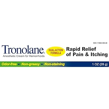 Amazon.com: Tronolane Hemorrhoid Cream - 1 Oz.: Health & Personal Care