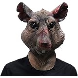Amazon.com: Adult New Mutant Rat Head Animal Costume Face Splinter ...