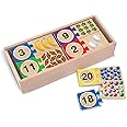 Amazon.com: Melissa & Doug Self-Correcting Wooden Number Puzzles With ...