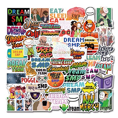 Dream SMP Stickers | 50 PCS | Mcyt Stickers Vinyl Waterproof Stickers ...