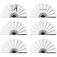 Amazon.com: 6 Pcs Sublimation Fan Blanks White Polyester Sublimation ...