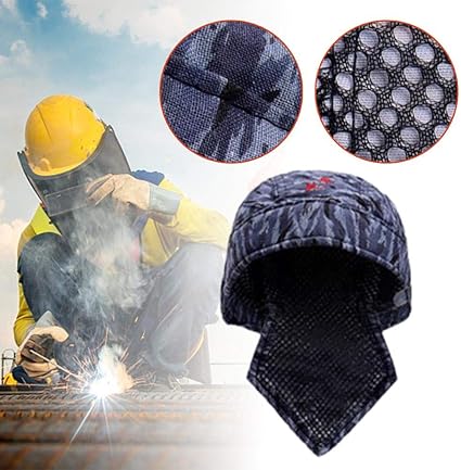 Welding Cap Welder Anti-scalding Hat Work Cap Washable Flame Retardant ...