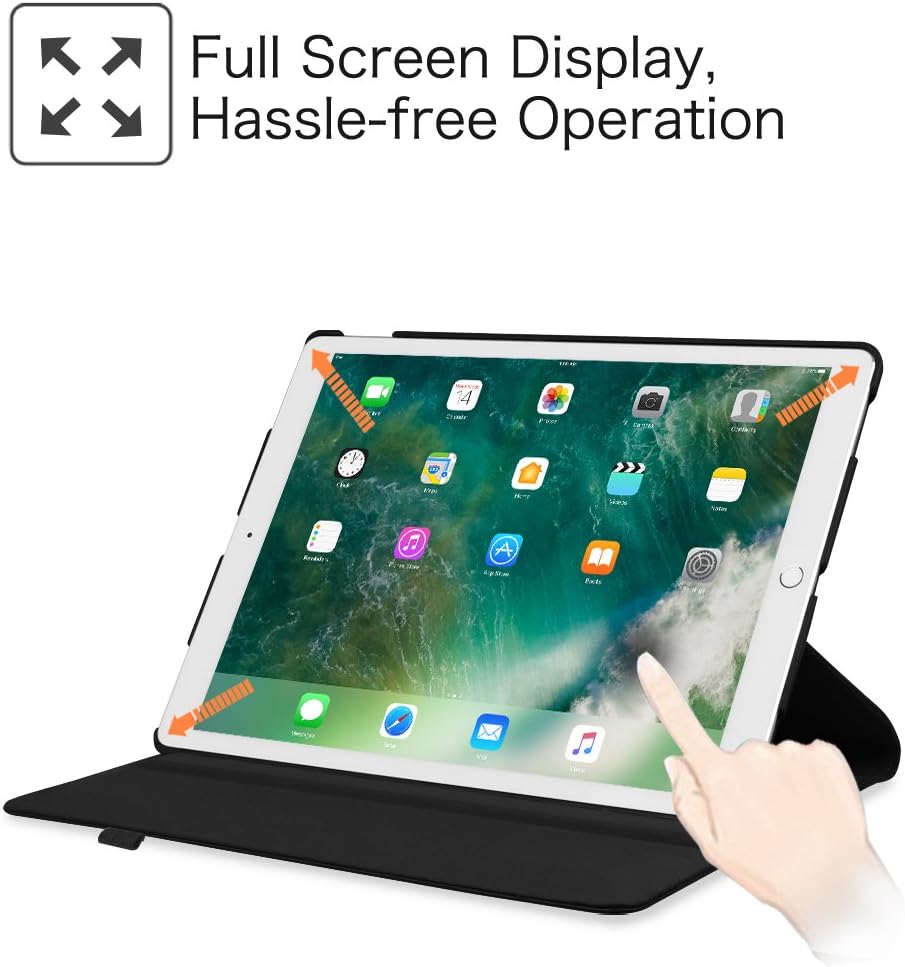 For Apple iPad Pro 12.9 Inch 1st/2nd Gen 360° Rotating Case Smart Cover ...