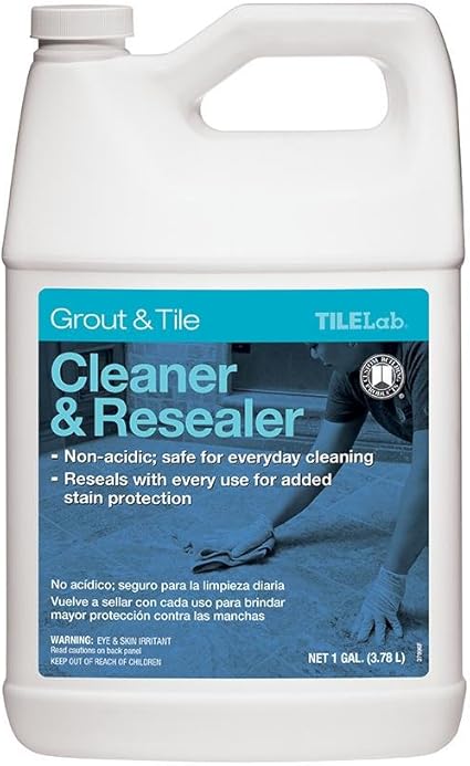 Amazon.com: TileLab 1-gal. Grout and Tile Cleaner Resealer: Health ...