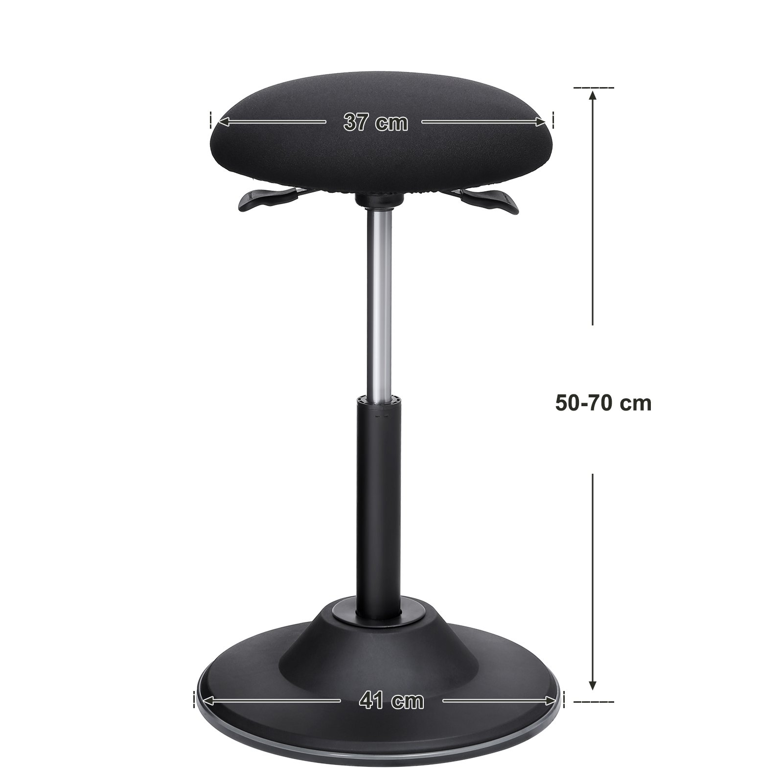 Mua Songmics Work Stool Height Adjustable Standing Aid, 360° Rotating ...