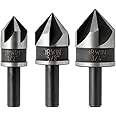 Irwin Tools IRWIN Drill Bit Set, Countersink, Black Oxide, 3-Piece ...