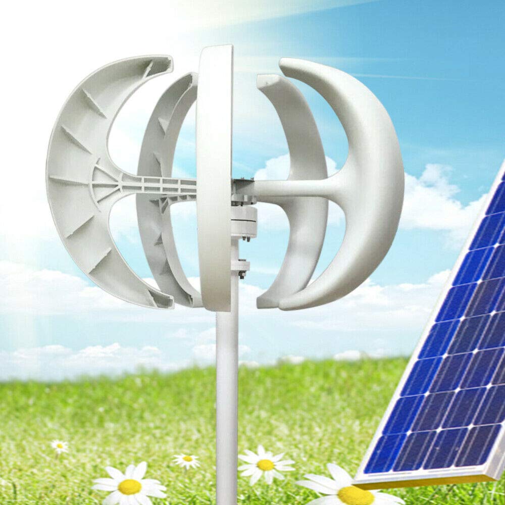 Mua Wind Turbine Generators Kit, 12/24V 600W Lantern 5-Blade Vertical ...