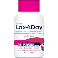 LAX-A-DAY Powder Laxative - No Taste, No Grit, No Sugar - Clinically ...
