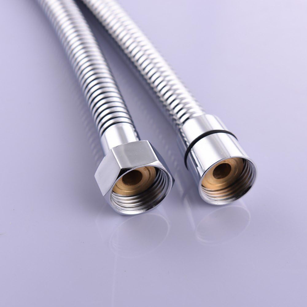 Water Faucet Hose, Stainless Steel Hand held Water Inlet Hose, Shower ...