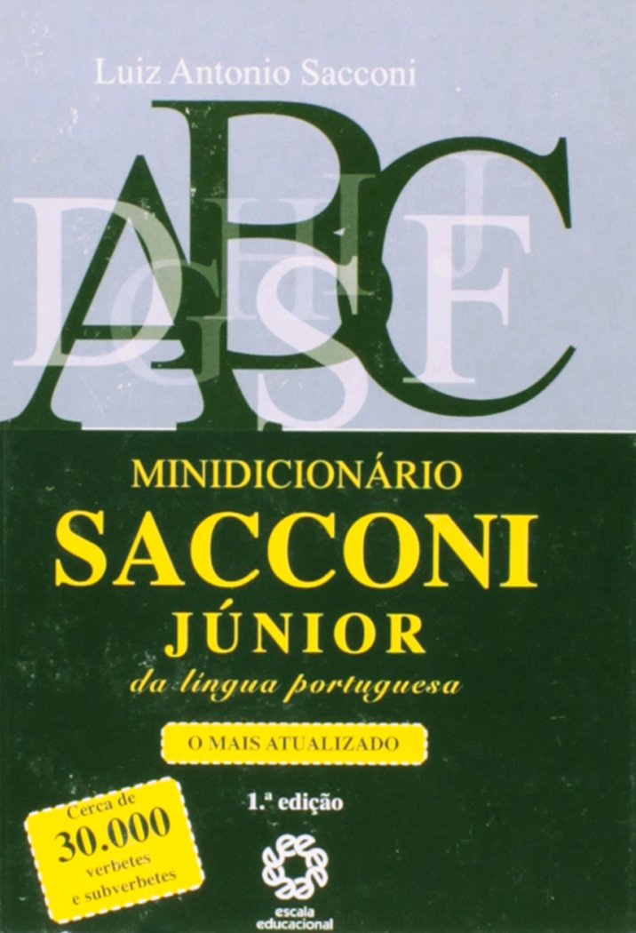 Minidicionario Sacconi Junior Da Lingua Portuguesa PDF Luiz Antonio Sacconi