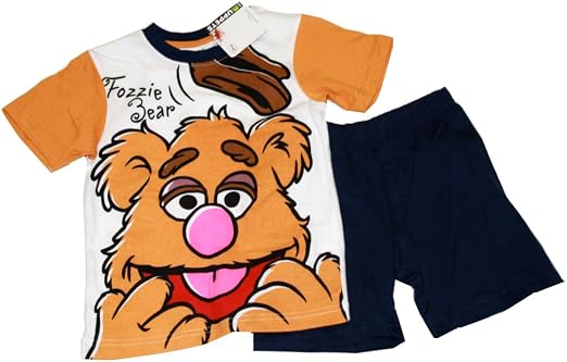 MUPPETS Pyjamas / Shorty-Set - FOZZIE BEAR -116: Amazon.co.uk: Clothing