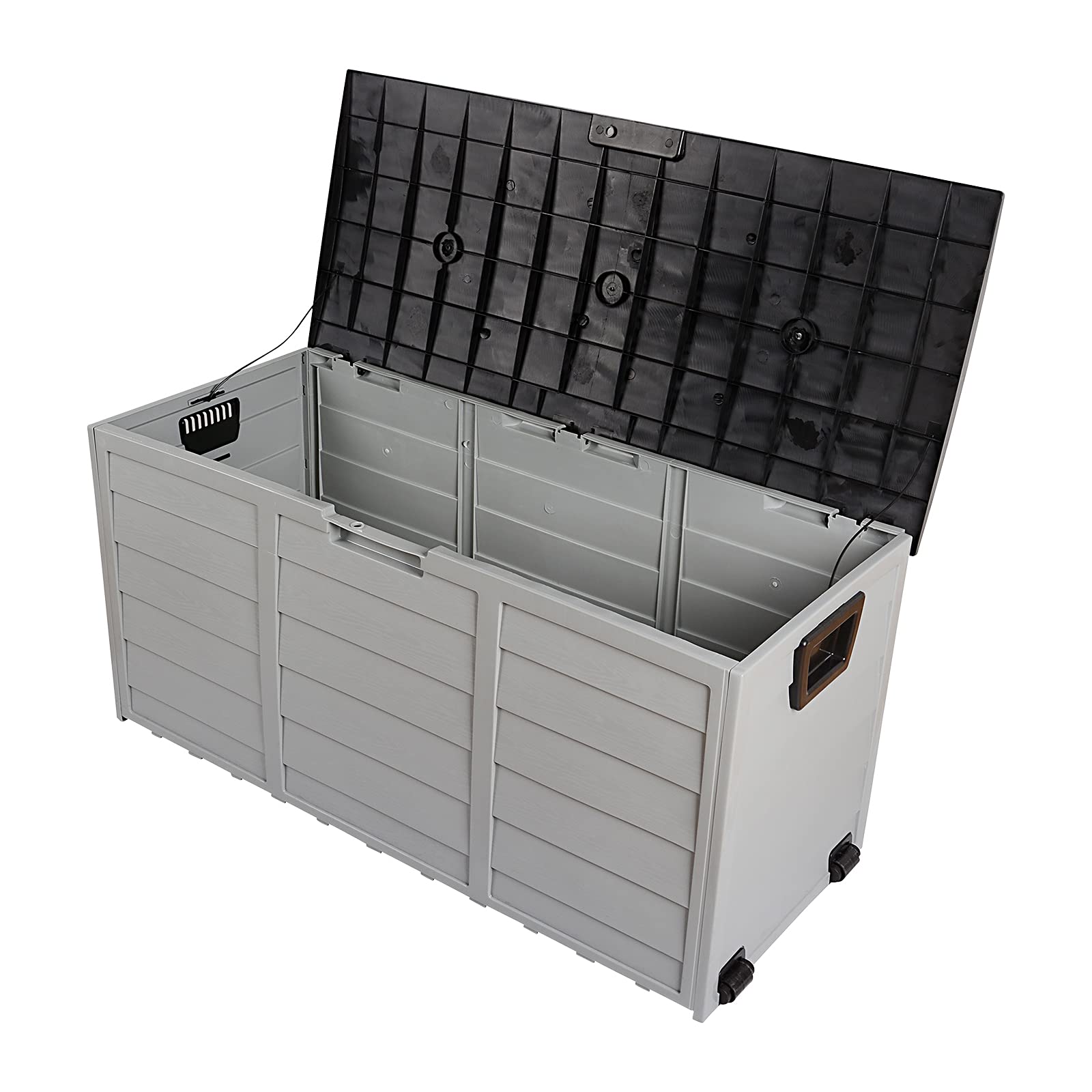 Guangshuohui Outdoor Storage Box, Resin Deck Box,75 Gallon Outdoor ...