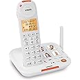 Amazon.com : VTech SN5147 Amplified Corded/Cordless Senior Phone with Answering Machine, Call ...
