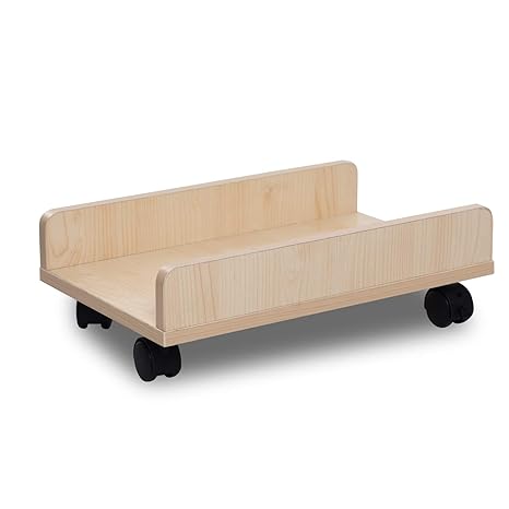 Bestier Computer CPU Stand Cart CPU Floor Stand Computer Tower Stand ...