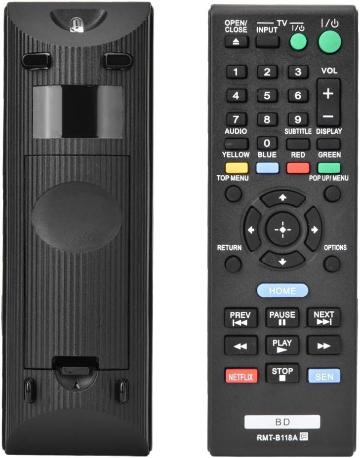 Replacement RMT-B118A Remote Control for Sony Blu-Ray DVD Player BDP ...