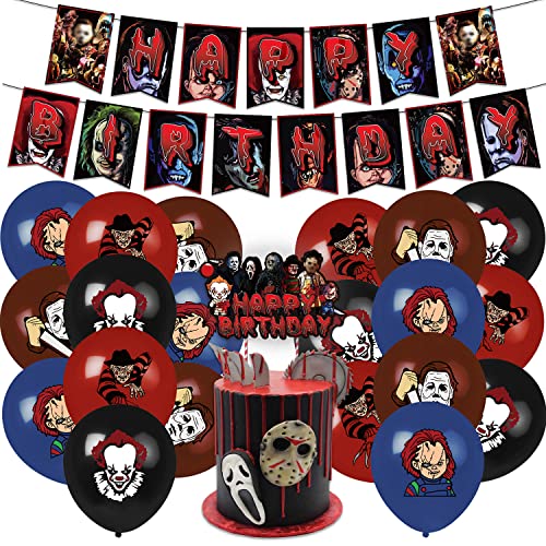 Horror Birthday Decorations, Horror Party Decorations, Horror Movie ...