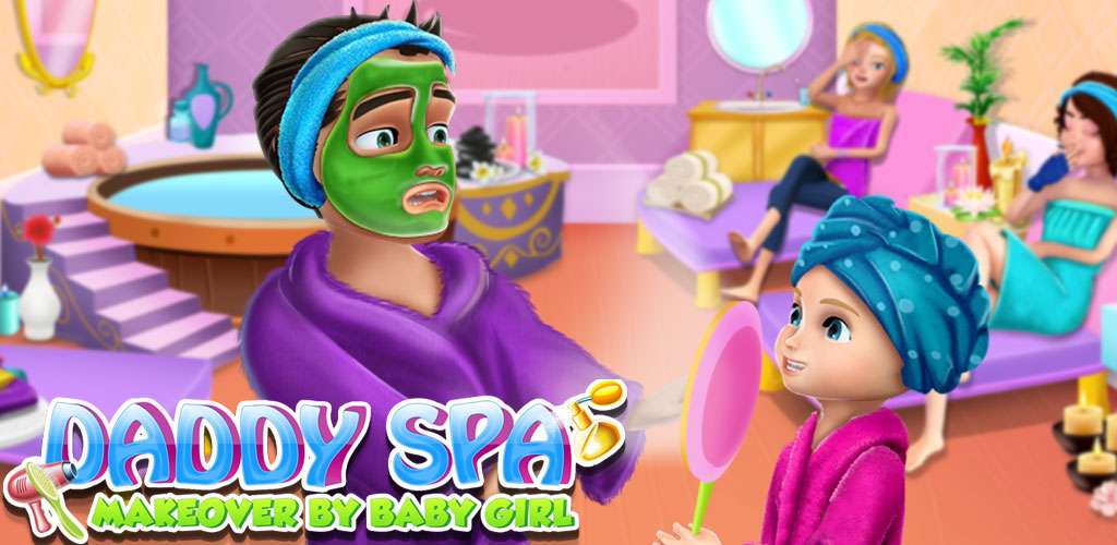 Spa Day, Messy Home Adventure with Daddy - Facial, Mani, Pedi & Hair ...