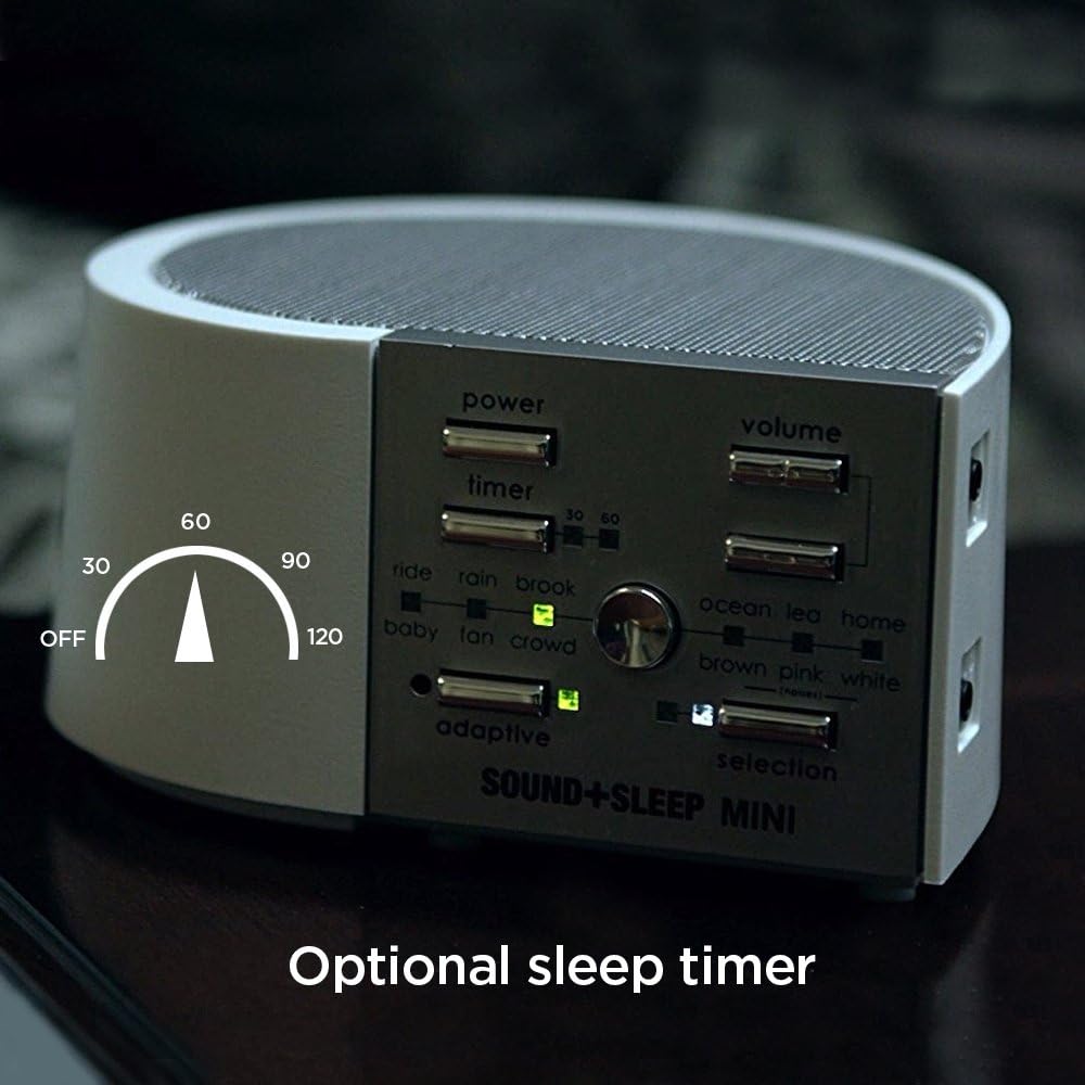 Adaptive Sound Technologies Sound+Sleep White Mini Therapy Machine with ...