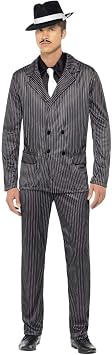 Adult Mens 1920s Gangster Gangsta Bugsy Malone Great Gatsby Fancy Dress ...