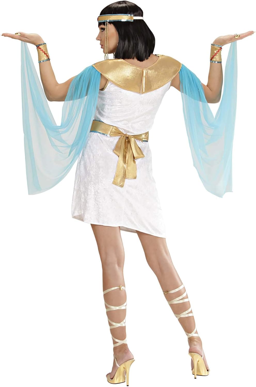 Egyptian Queen Costume Large for Ancient Egypt Fancy Dress – BigaMart