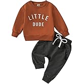 Amazon.com: Sprifallbaby Infant Baby Boy Clothes Set Letter Christmas Tree Long Sleeve Pullover ...
