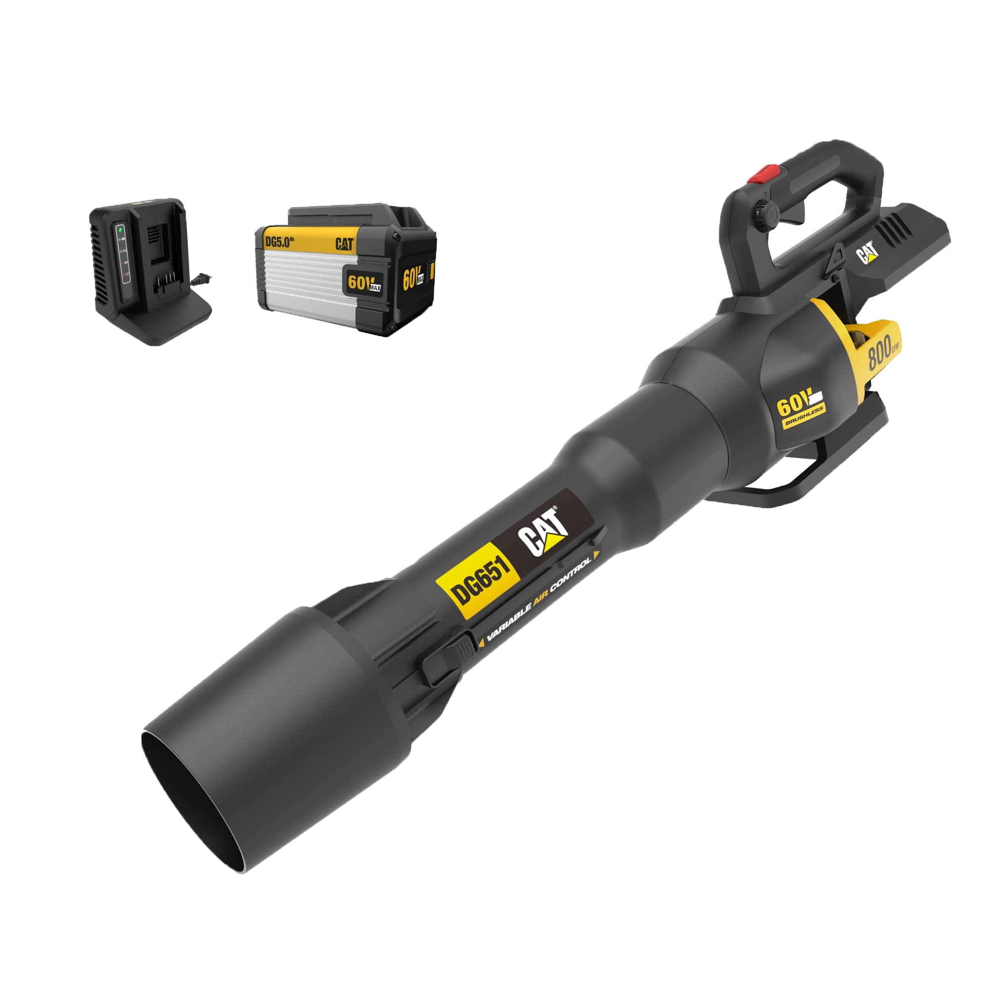 Mua Cat DG651 60V 800 CFM 170 MPH High-Powered Leaf Blower Cordless ...