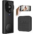 Amazon.com: Smart Video Doorbell Wireless Doorbell Camera Ulooka Remote ...