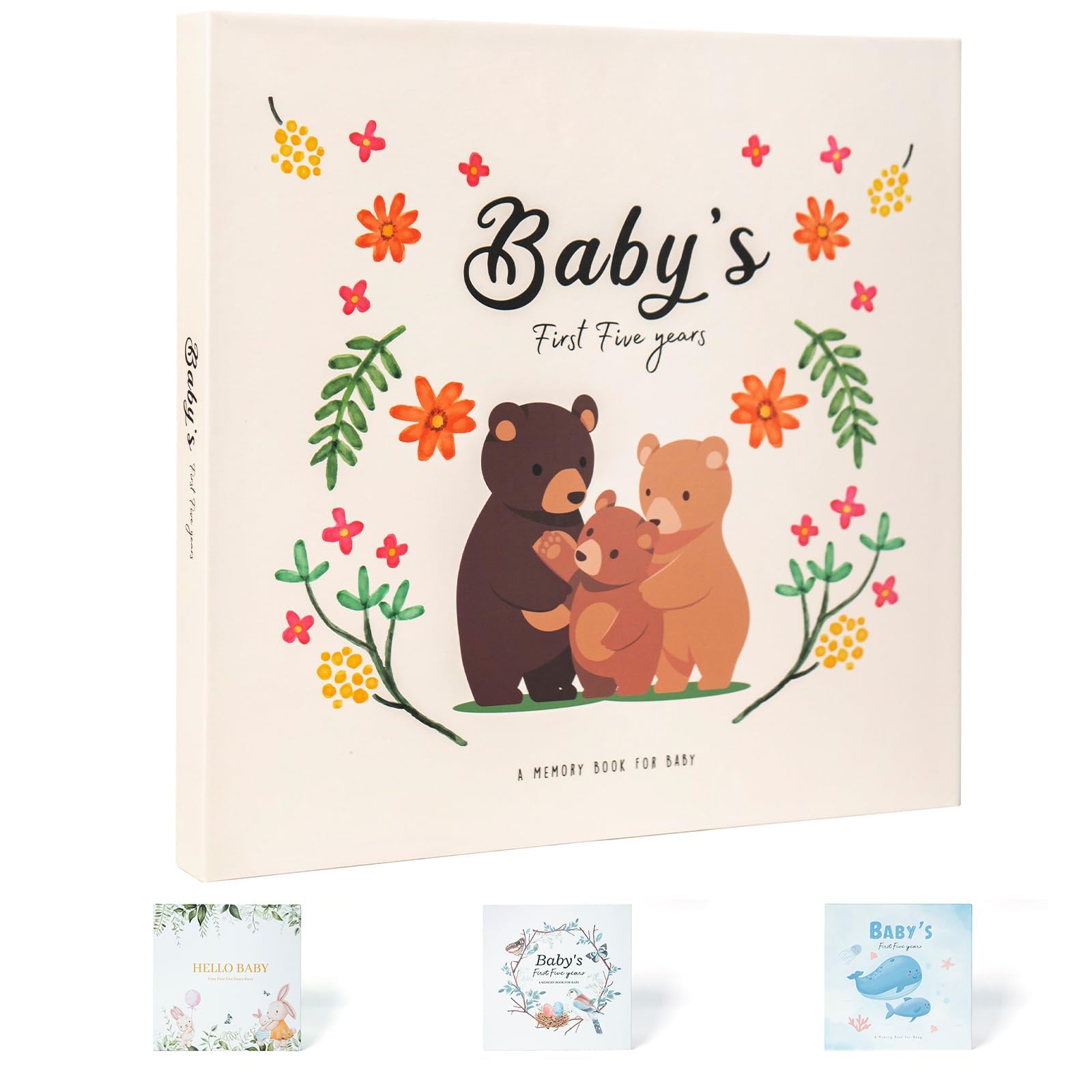 Memory Book for Baby Boy and Girl?First 5 Year Record Baby Memory Book ...