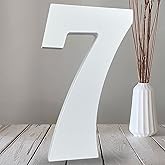 Amazon.com: AOCEAN 4 Inch White Wood Numbers Unfinished Wood Numbers ...