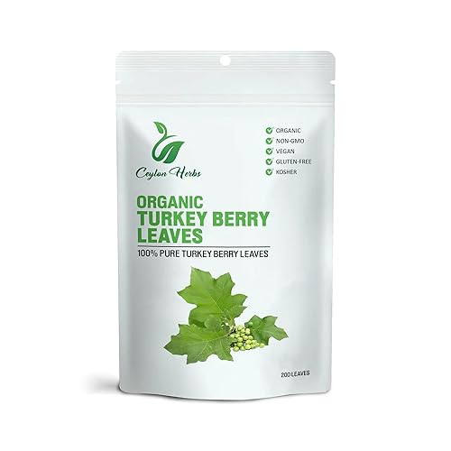 100g Turkey Berry Leaves r - Healthy, Well-Cleaned, Dried Organic ...