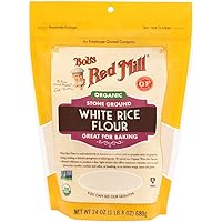 Amazon.com : Bob's Red Mill Organic White Rice Flour, 24 Ounce ...