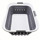 Amazon.com: SAMMART 42L (11 gallon) Collapsible Plastic Laundry Basket ...