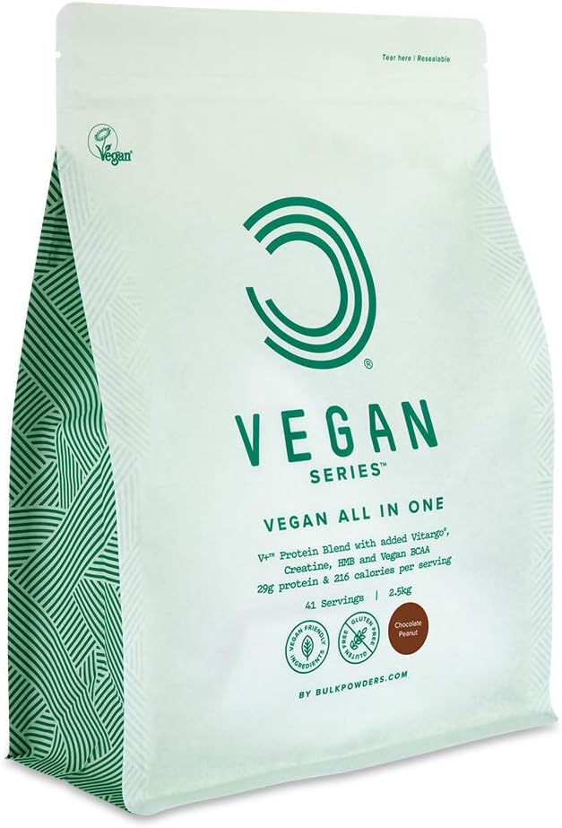 Bulk Vegan All in One Protein Powder, Chocolate Peanut, 2.5 kg ...