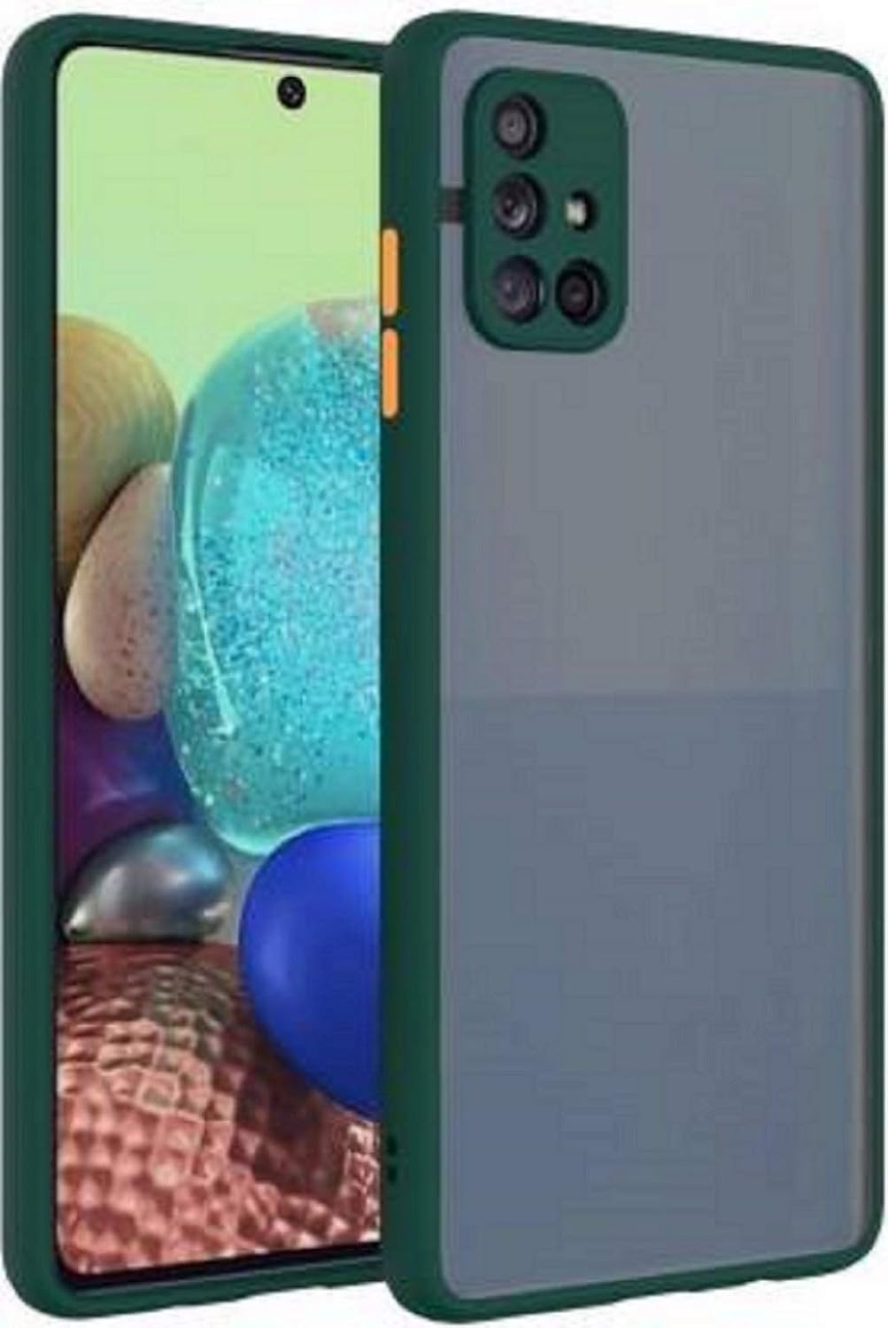 Eebi Back Cover for Samsung F41 Full Camera Protection Smoke Matte ...