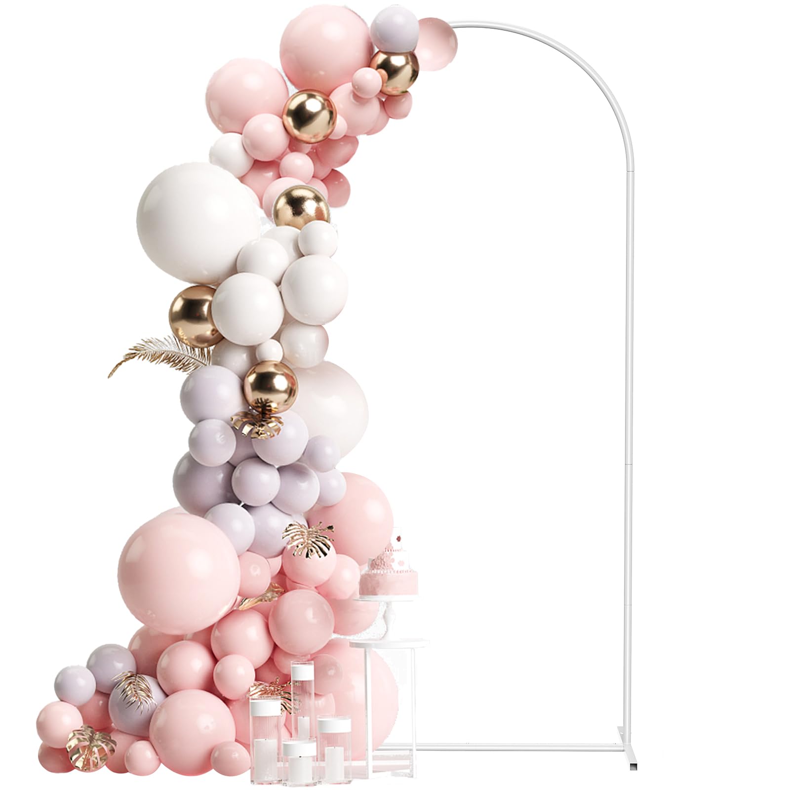 Arch Backdrop Stand 7.2FT, Metal Wedding Balloon Arch Stand,Photo ...