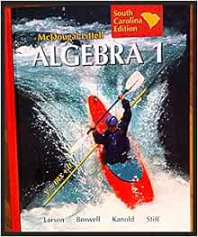 Amazon.com: Holt McDougal Larson Algebra 1: Student Edition 2011 ...