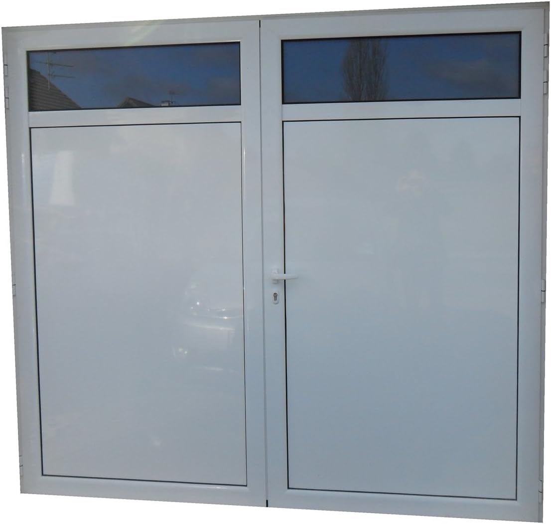 Garagentor Aluminium Isoliert 2 Fl gel Standard 2400 X 2000 Mm Wei garagentor-aluminium-isoliert-2-fl-gel-standard-2400-x-2000-mm-wei