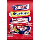 Amazon.com : Butterfinger, Crunch & Baby Ruth Mini Size Chocolate Candy ...