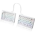 Amazon.com: ZUOYA GMK70 Split Mechanical Keyboard Kit,VIA Programmable ...