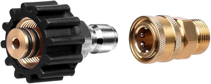 Magiin Nettoyeur Haute Pression Coupler Adaptateur, Kit de Raccord Connexion Rapide, 3/8 à ...